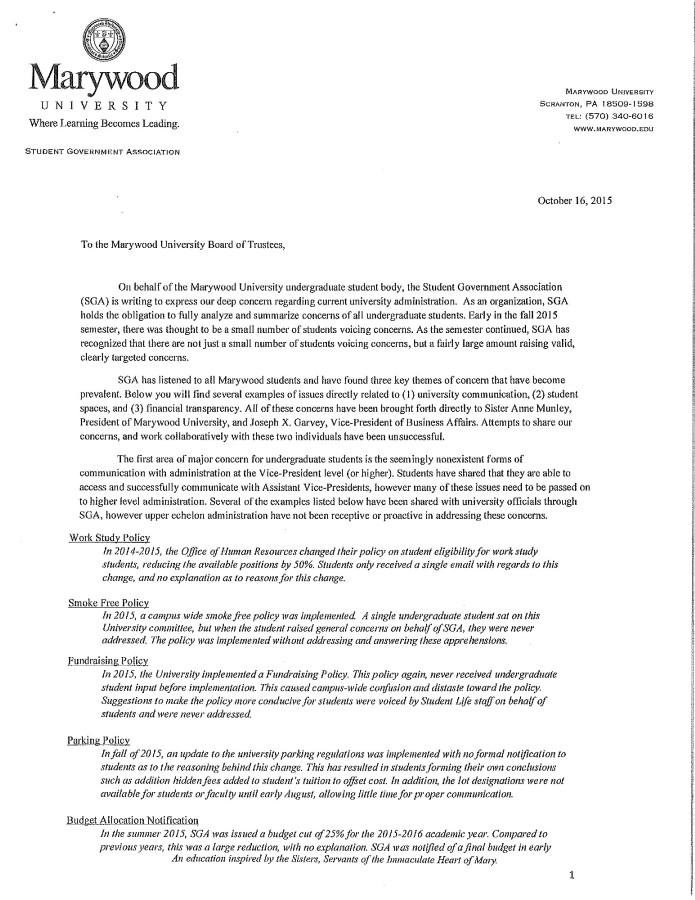 SGA s Board Of Trustees Letter The Wood Word sga-s-board-of-trustees-letter-the-wood-word